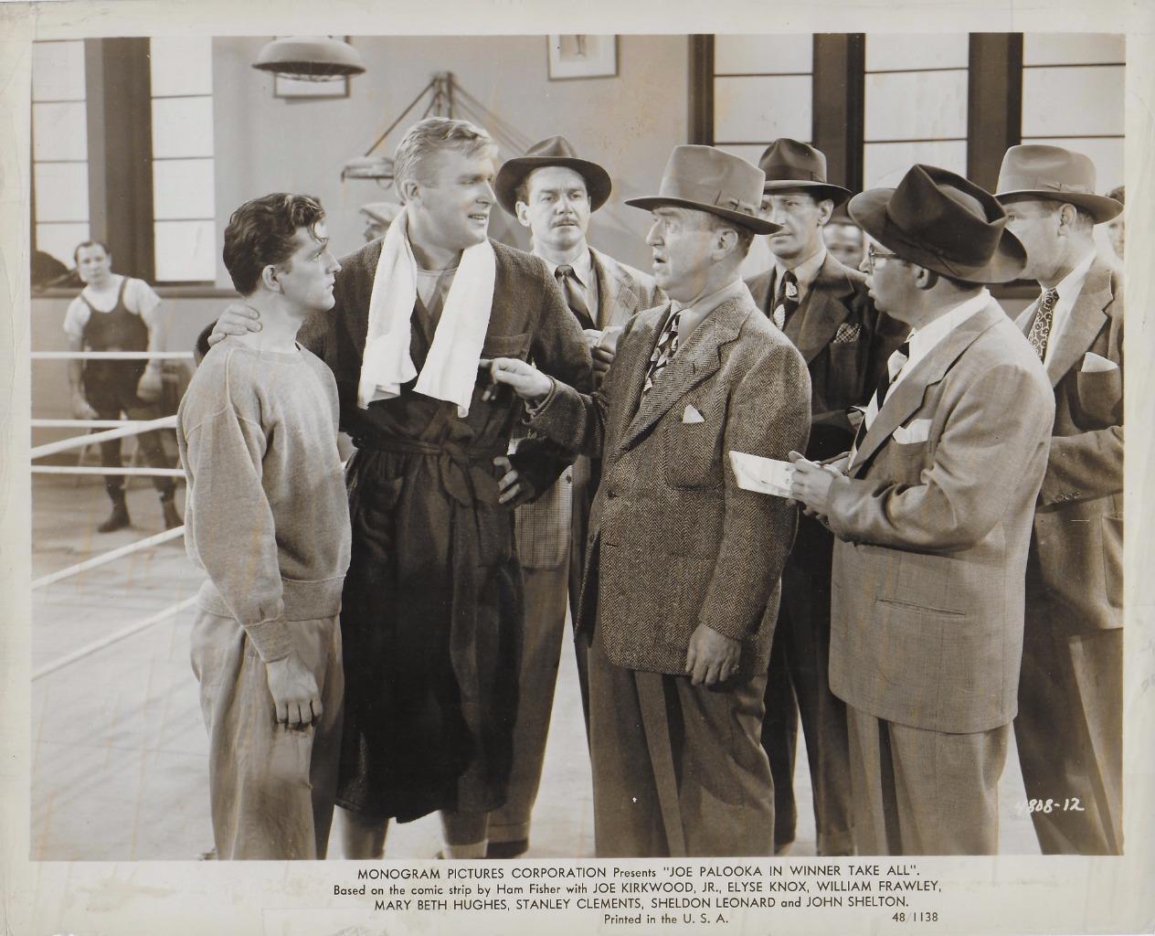 Joe Kirkwood Jr., William Frawley in "Joe Palooka in Winner Take All ...