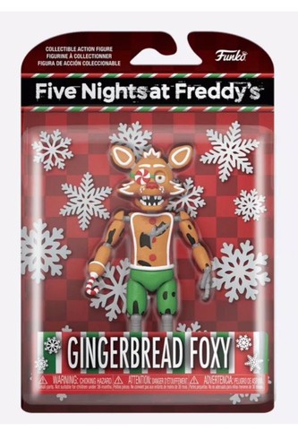 Funko Five Nights At Freddy's FNAF Gingerbread Foxy Action Figure ...