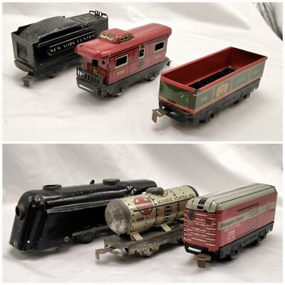 VINTAGE 1940'S MARX ELECTRIC FREIGHT TRAIN SET. EXCELLENT CONDITION O ...