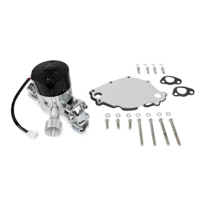 Ford Small Block 289/302/351W Chrome High-Flow 35 GPM Electric Water ...