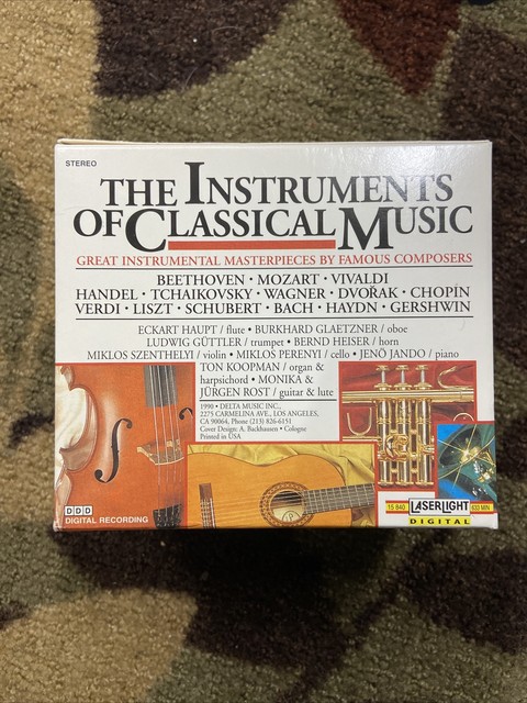 The Instruments of Classical Music (CD, Jul-1990, 10 Discs, Laserlight ...