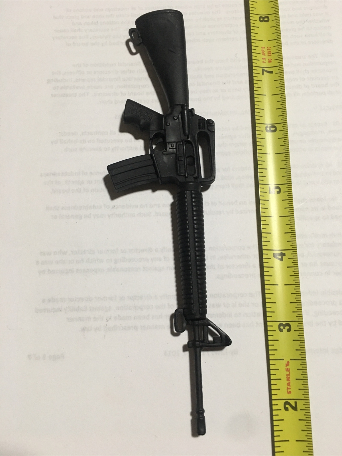 1/6 scale rubber m-16 machine gun rifle | eBay