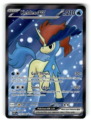 Keldeo ex Ultra Rare 159/086 SV: White Flare NM | eBay