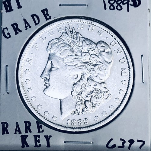 1889 O MORGAN SILVER DOLLAR HI GRADE GENUINE U.S. MINT RARE KEY COIN ...