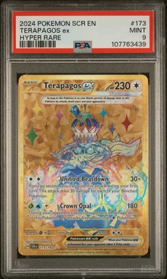 Pokemon Terapagos ex 173/142 Sv07: Stellar Crown Hyper Rare MINT 9 | eBay