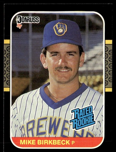 1987 Donruss Mike Birkbeck Rookie Milwaukee Brewers #33 | eBay