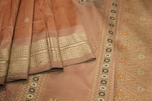Vintage Silk Saree | Recycled Indian Sari Fabric | Craft Silk Material ...