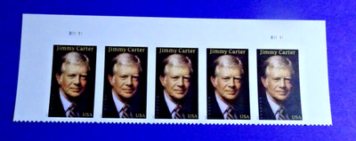 US 6043 JIMMY CARTER (39th PRESIDENT) "HEADER OF 5" (F) STAMPS MNH/SA ...