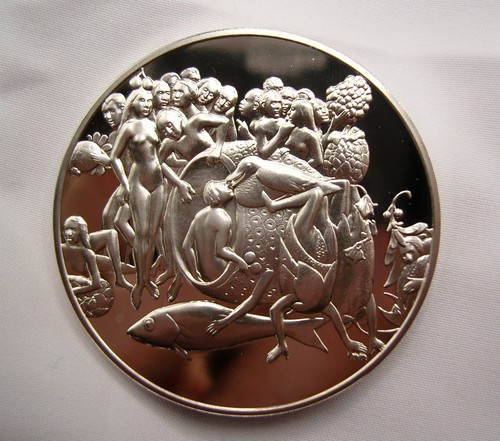 100 Greatest Masterpieces 66g Sterling Silver J Pinches - Garden ...