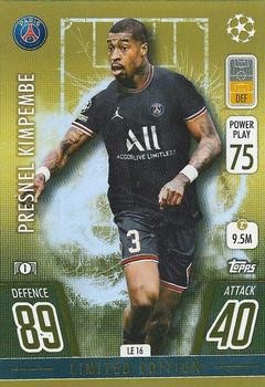 Presnel Kimpembe 2021-22 Topps Match Attax Champions League - Gold # ...