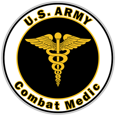 US Army Combat Medic Military Vinyl Sticker Decal Car Truck Wall Bumper ...
