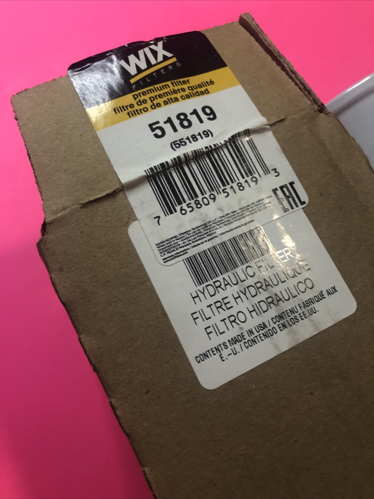 Hydraulic Filter Wix 51819 for sale online | eBay