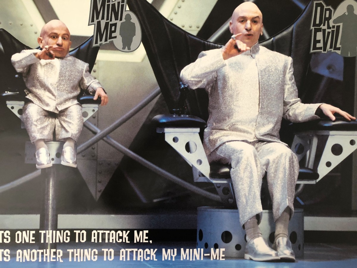 Dottor Evil E Mini Me E Cat Sold DoggieDocDesigns Dr. Evil And