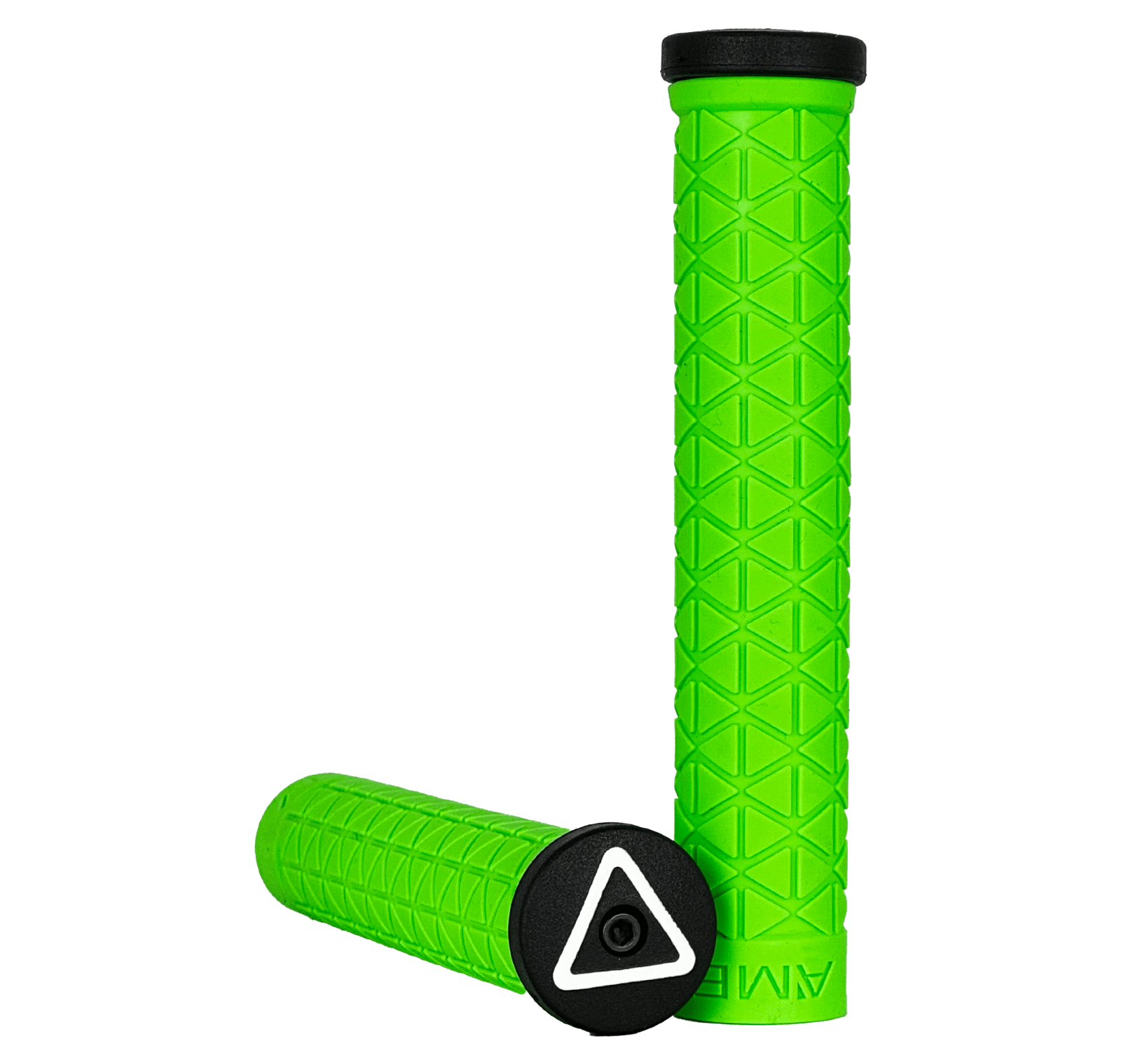 AME Long Flangeless Super Tri BMX Grips - GT SE Mafia Bike Life - Neon ...