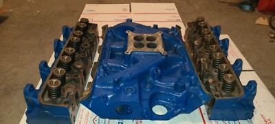 ford fe cylinder heads and intake ready to run | eBay