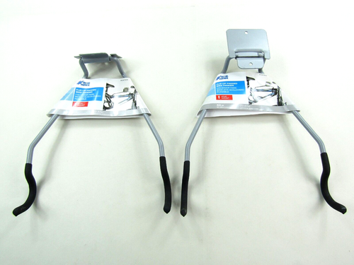 Blue Hawk Flip-Up Padded Bike Hanger Lot Of 2 Stud Mount 50 LB Max ...