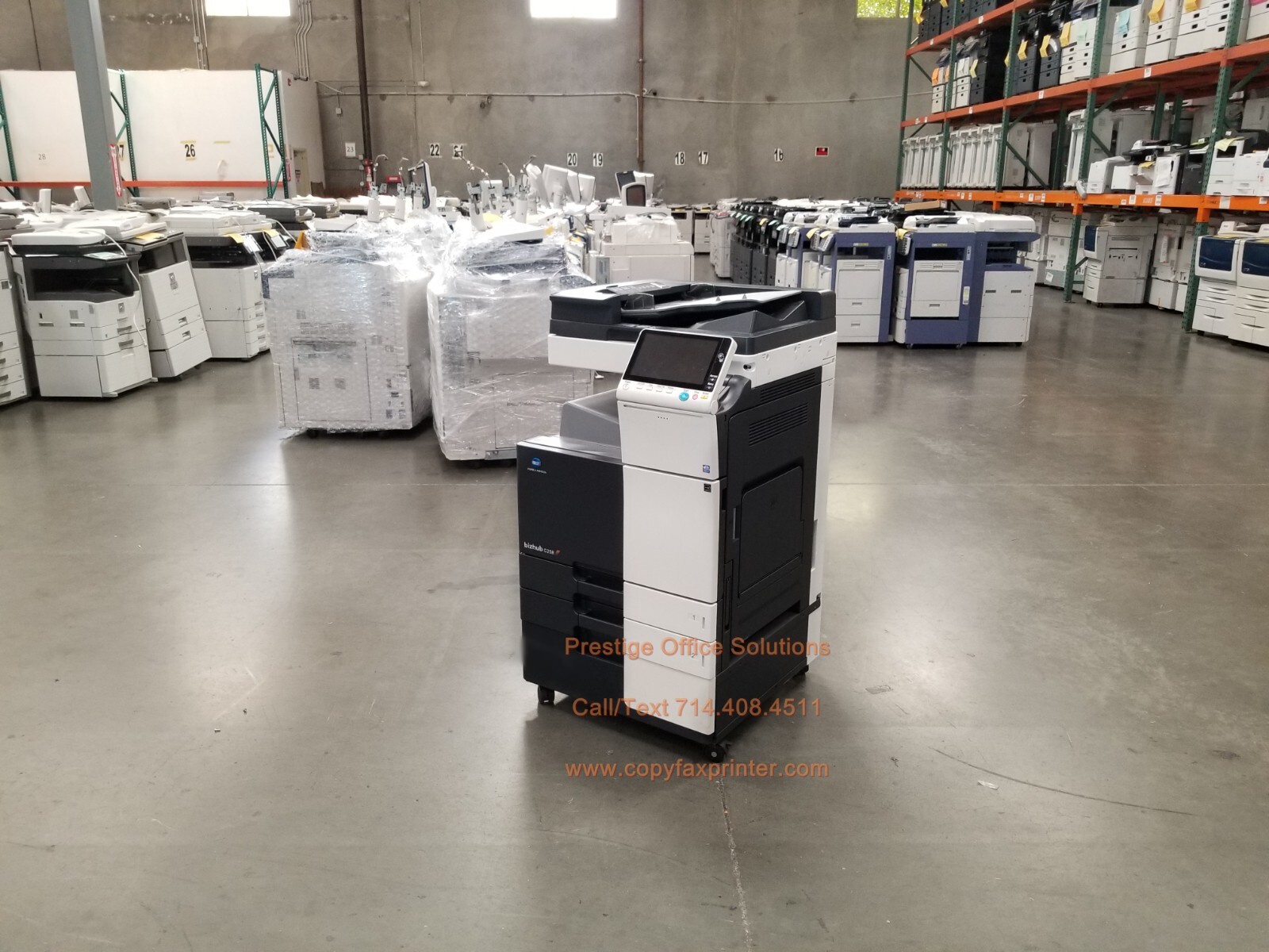 Konica Minolta Bizhub C258 Color Copier Printer Scanner Meter Only 8k ...