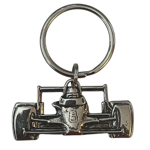 Vintage Race Car Driver Drag Racer Pewter Keychain | eBay