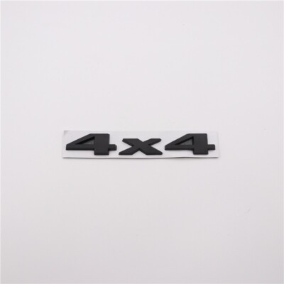 Chrome 4x4 Metal Car Rear Badge Sticker Emblem Decal 4WD Offroad SUV ...