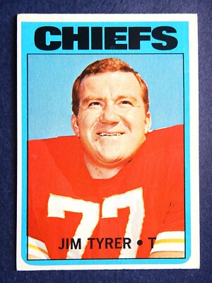Jim Tyrer #111 Topps 1972 Football Card (Kansas City Chiefs) E | eBay
