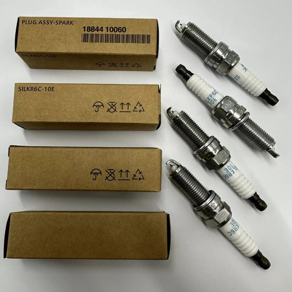 4pcs Spark Plugs For Kia Ceed K2 Stonic 2015-2018 Hyundai Verna 1.4l ...