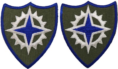 2 Original US WWII Army XVI Corps Patch - 16th Corps SSI Sleeve Uniform ...
