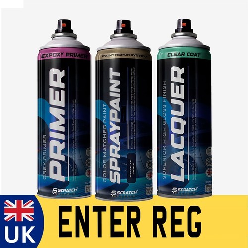 Aerosol Spray Paint Kit Mixed By Car Registration Reg VIN Plate Chassis ...