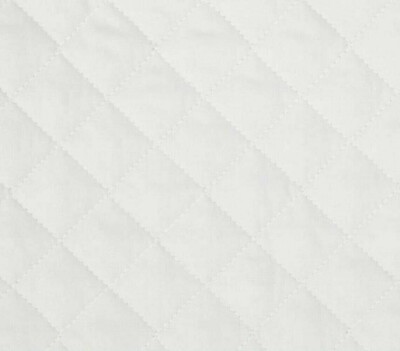 Quilted Polyester Batting Fabric - 58"/60" Width Sold By The Yard White ...