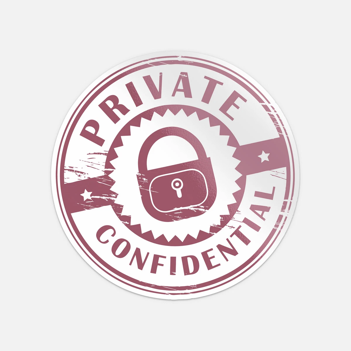 Confidential Sign