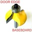 1 pc 1/4" Shank Door Edge Baseboard & Cup Router Bit sct-888 ...