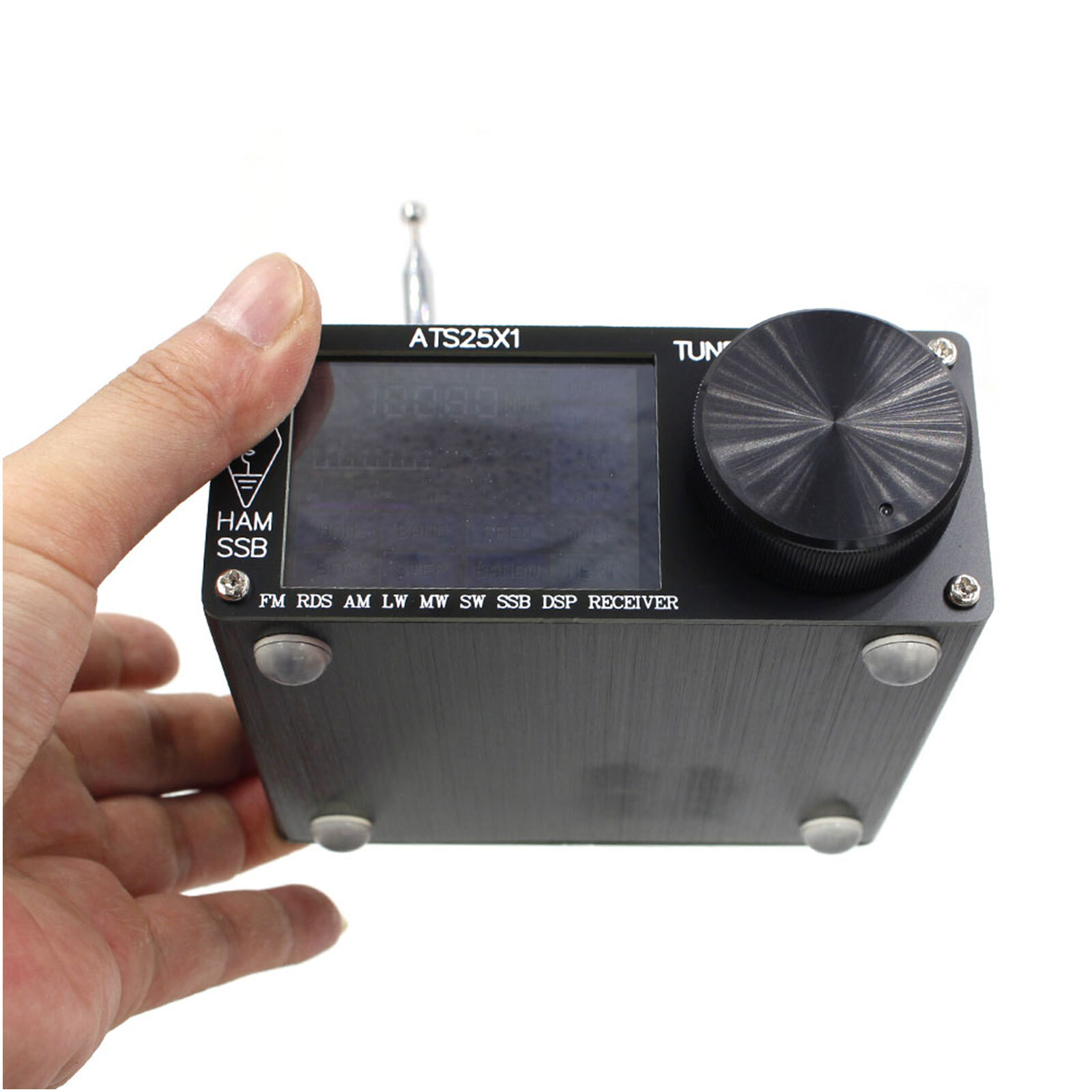 ATS-25X1 Si4732 All Band DSP Radio Receiver FM LW MW SW w/ 2.4" Touch ...