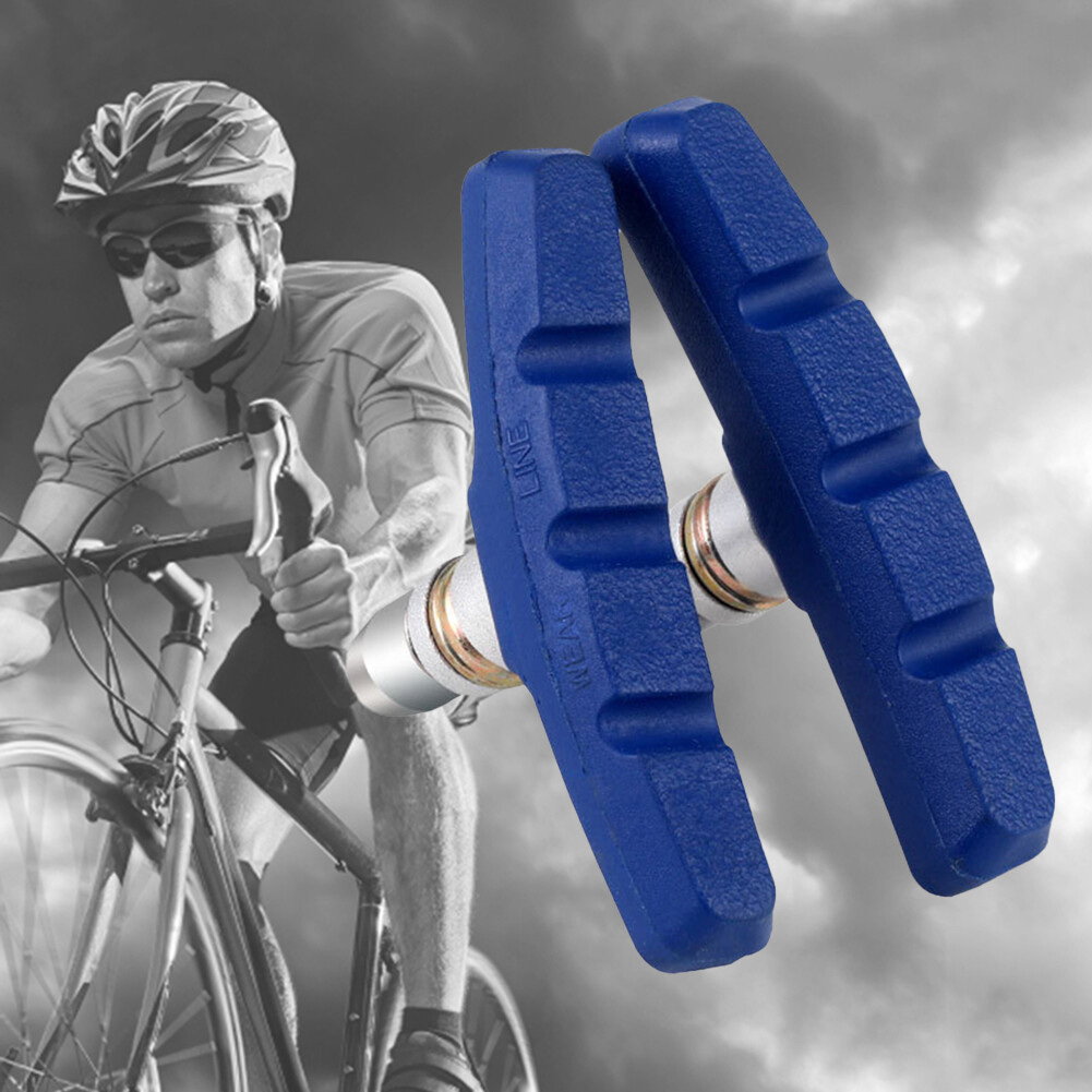 AU Bike Brake Blocks Rubber MTB Road Bike V Brake Pads Shoes Blocks ...