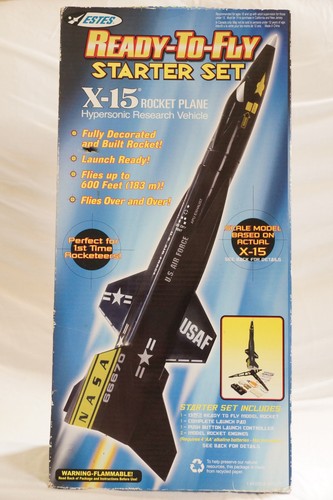 Vintage ESTES X-15 Ready To Launch ROCKET PLANE MIB w BOX Rocketry ...