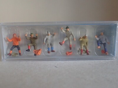 Preiser Bergsteiger Sport Freizeit Wandern Klettern Berg 14082 H0 1:87 ...