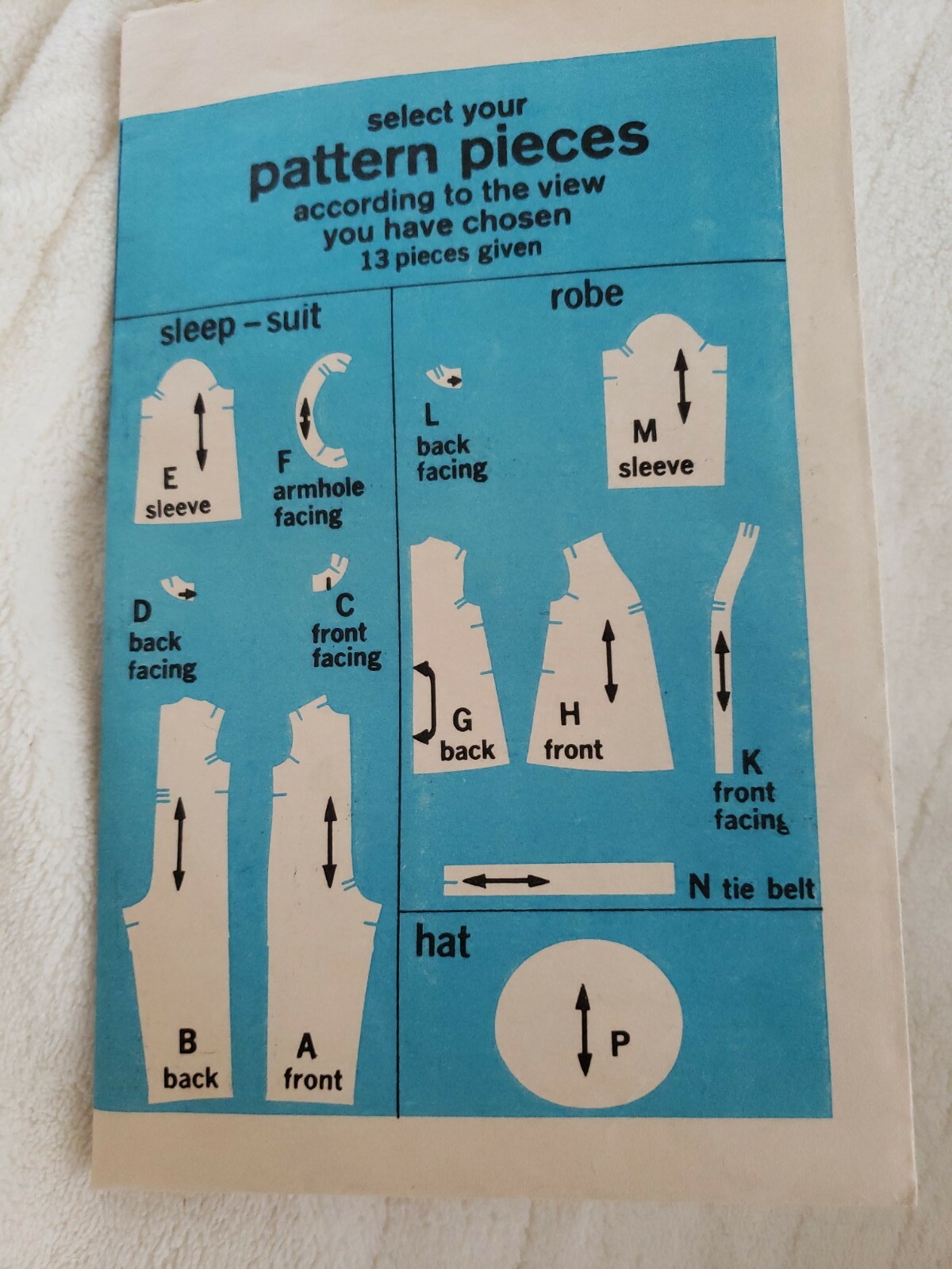 Vintage Simplicity Pattern #8528 Girl Sleepwear, Jumper, Robe, Bonnet ...