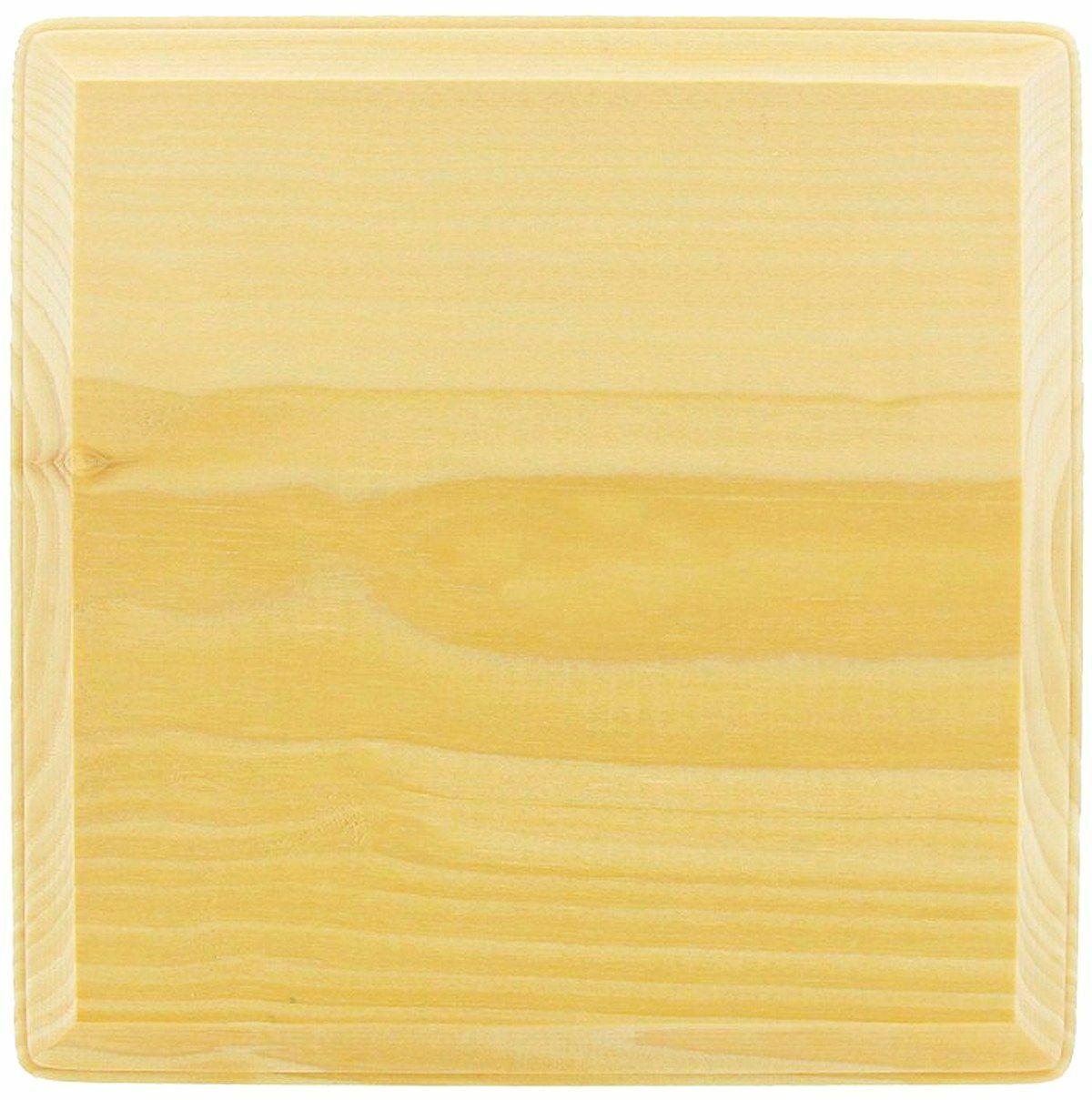 SQUARE PLAQUE 6 3/4" x 3/4" WOOD Unfinished Wooden craft decoupage ...