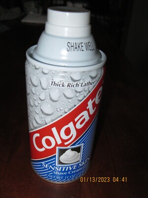 NEW OLD STOCK Colgate SENSITIVE SKIN Shave Cream 11 OZ Vintage FULL | eBay