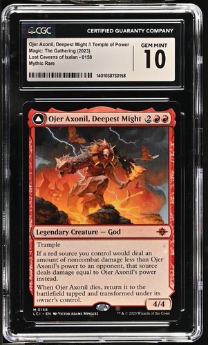 MTG Ojer Axonil, Deepest Might // Temple of Power Lost Caverns of ...