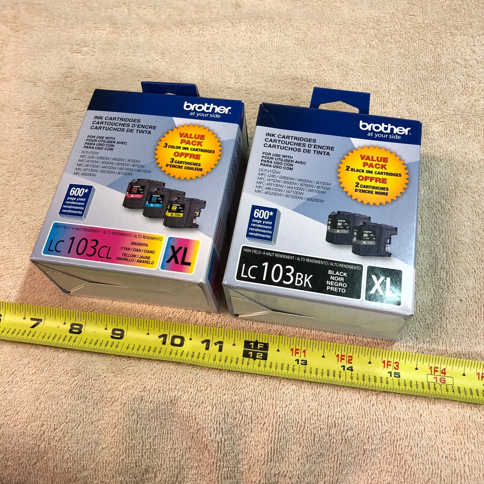 LOT OF 2 BROTHER PACKAGES OF INK CARTRIDGES | eBay