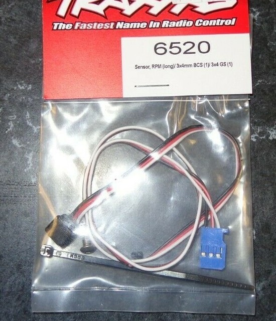 Traxxas 1/10 Nitro 4-Tec 3.3 * RPM SENSOR LONG 3X4MM BCS (2) * 6520 for ...