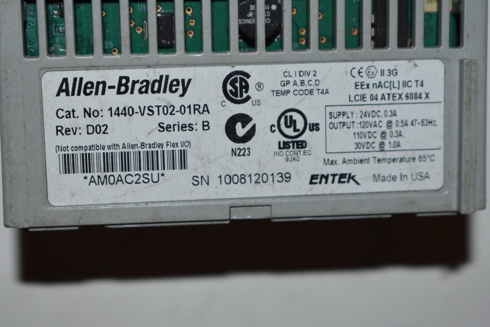 1440-VST02-01RA ALLEN BRADLEY DYNAMIC MEASUREMENT MODULE XM-120 | eBay