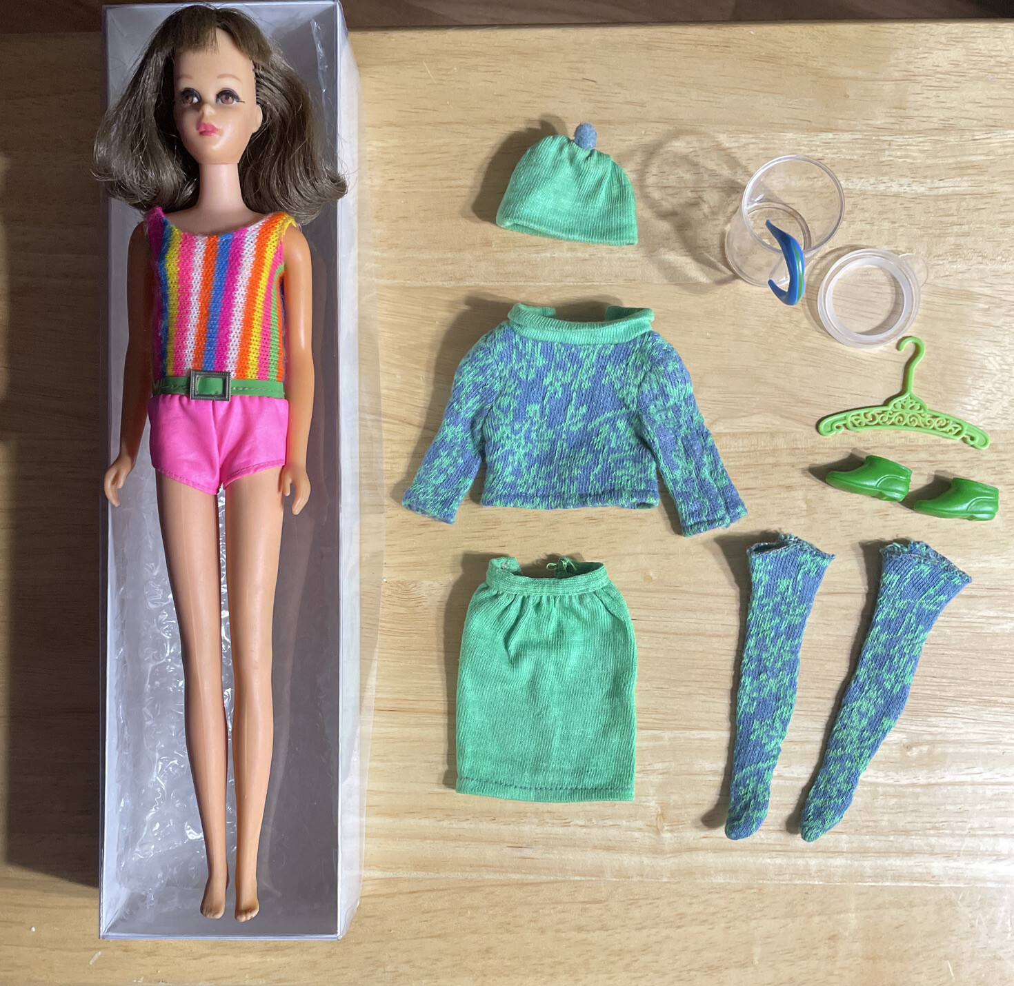 Stunning VINTAGE 60’s BARBIE BRUNETTE TNT BEND LEG FRANCIE-In “GAD ...
