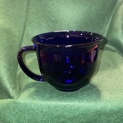 Vintage Cobalt Blue large coffee mug | eBay
