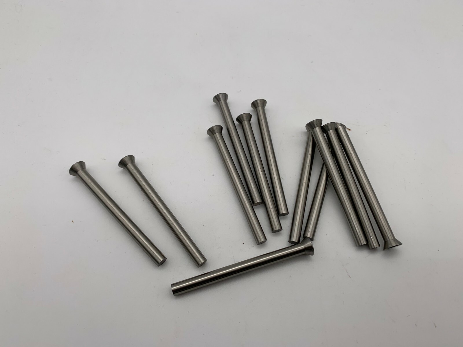 Royal .163" X 2" Long Bevel Headed Punches,Tool Steel Lot Of 12 Pieces ...