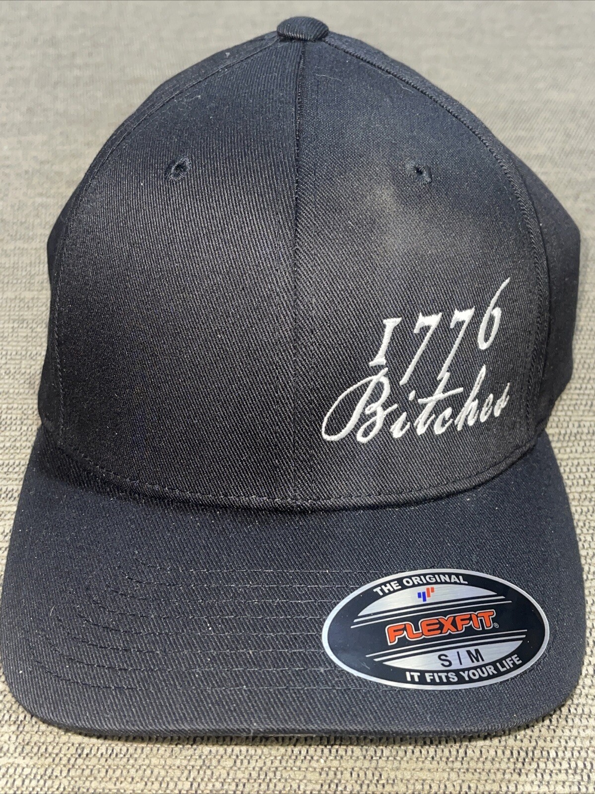 1776 Bitches 2A Cap Hat Black Flexfit Freedom USA S/M Brand New | eBay