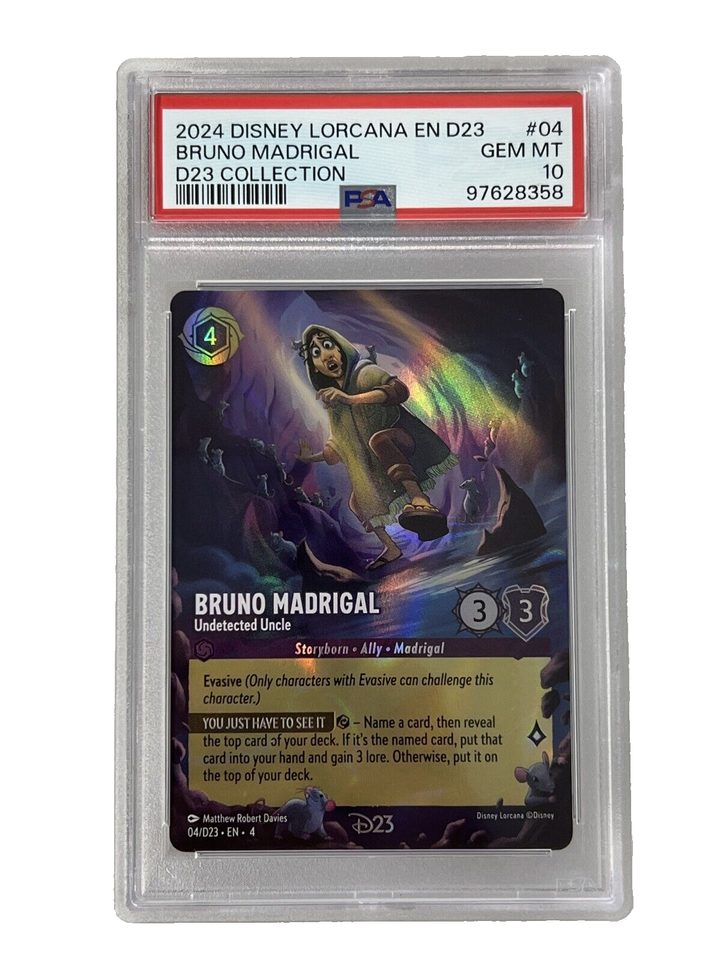 Disney Lorcana D23 Collection Promo Set PSA 9 And PSA 10 With Playful ...