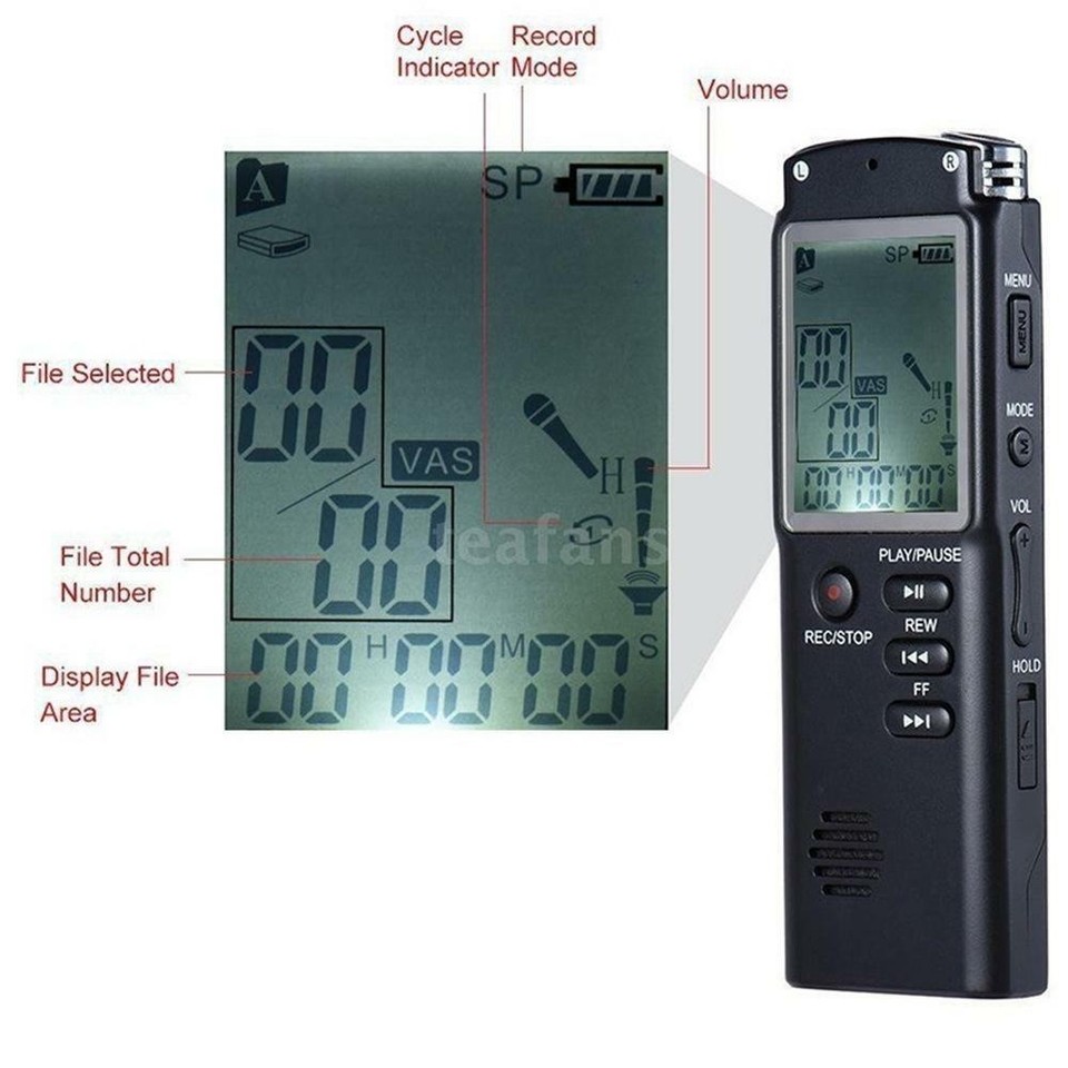 EVP recorder Reader Ghost Hunting Equipment 8GB Paranormal Dictaphone ...