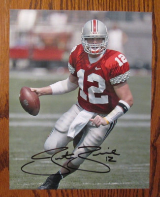 RARE JUSTIN ZWICK AUTO SIGNED 8 x 10 COLOR PHOTO OHIO STATE BUCKEYES | eBay