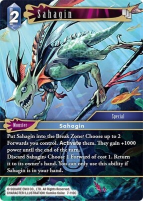 Sahagin Foil - 7-110C - NM - Final Fantasy | eBay