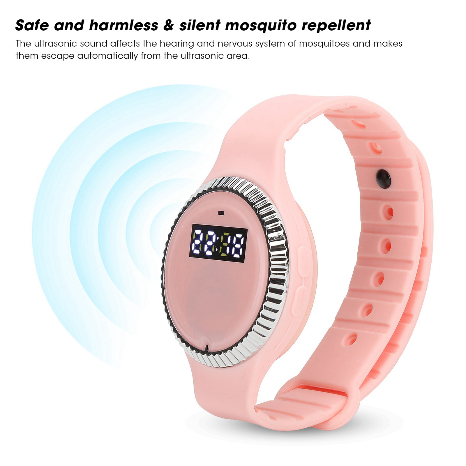 Outdoor Ultrasonic Repellent Watch Electronic Mosquitoes Repellent ...